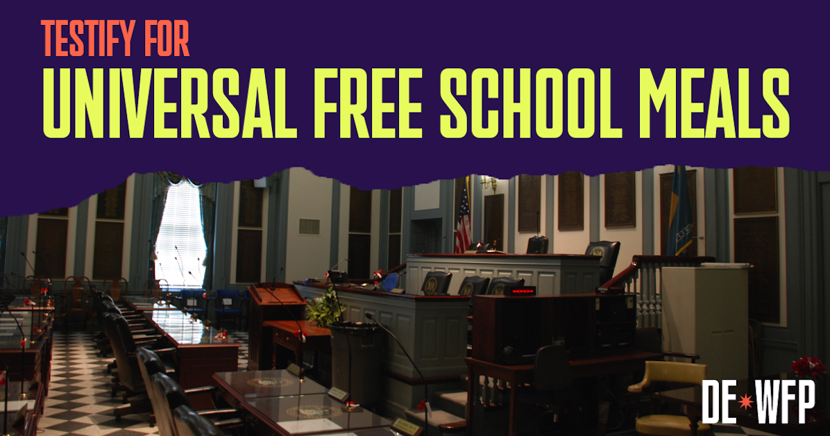 Testify for Universal Free School Meals · Mobilize