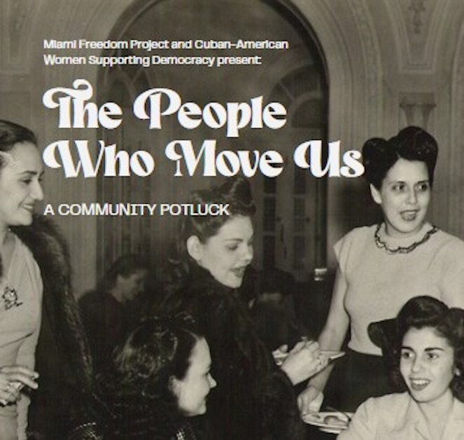 Volunteer with MFP at "The People Who Move Us" Community Potluck · Mobilize
