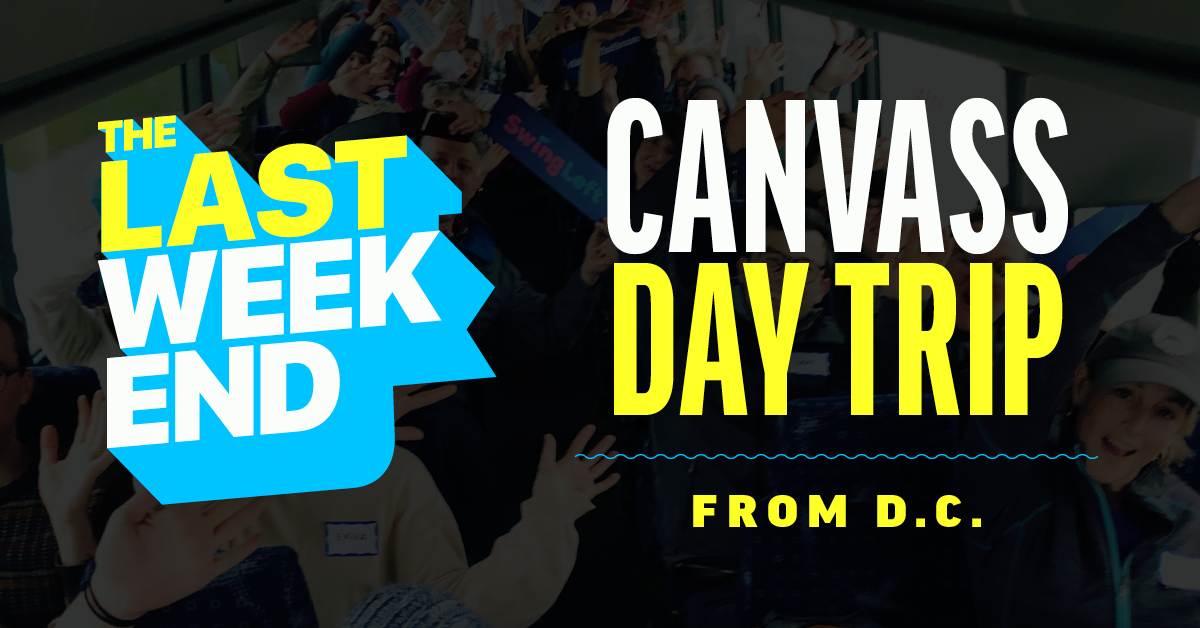 Hop on the bus to win the midterms | DC to MD-06 & PA · Mobilize