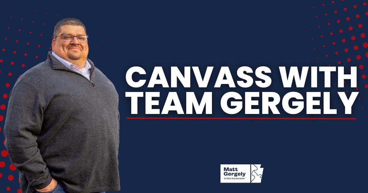 Sunday Canvass with Matt Gergely for HD35 Special Election! · Mobilize