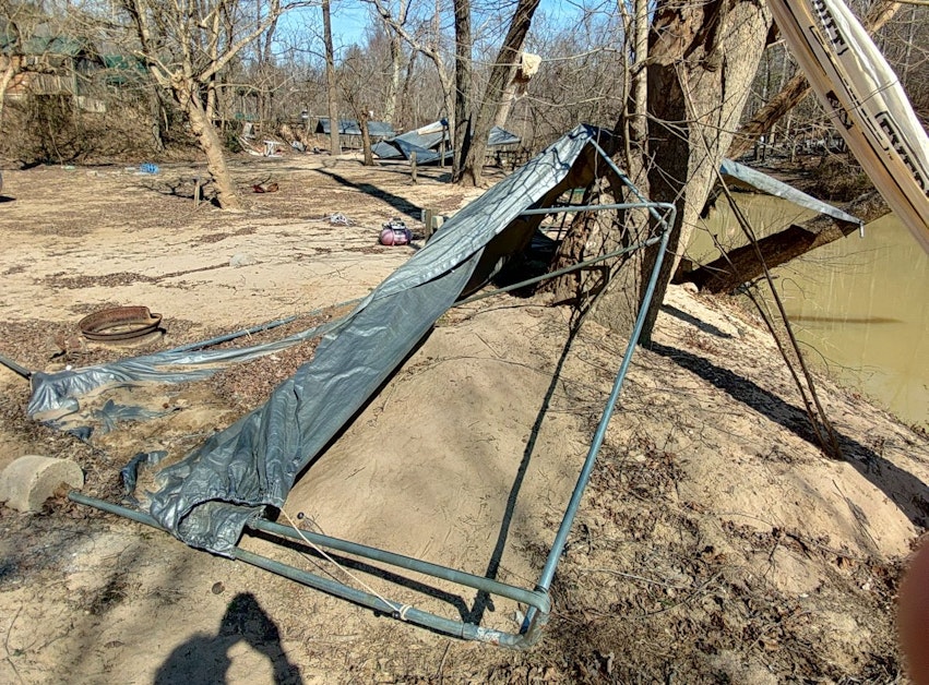 MountainTrue Helene Clean-up along the Upper Broad River below Lake ...