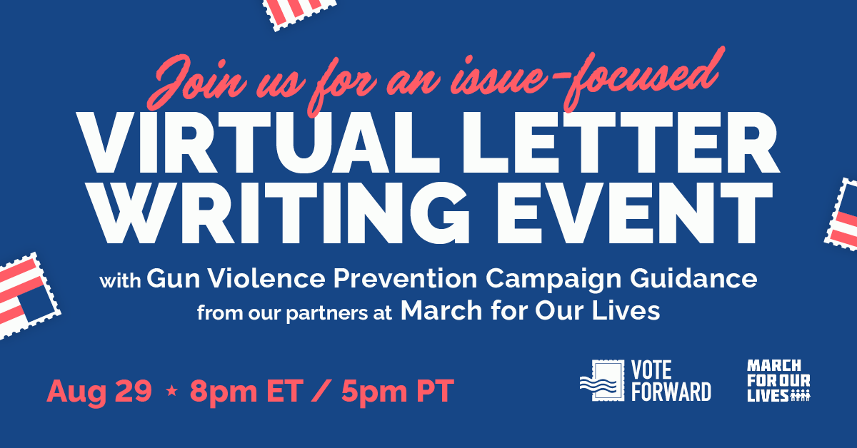 Write Letters to Virginia with Vote Forward and March For Our Lives ...