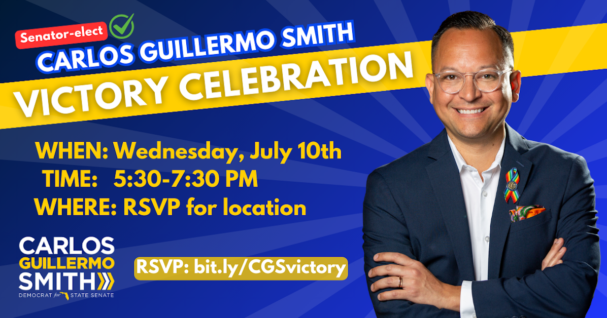 Victory Celebration with Team Carlos · Anna For Florida