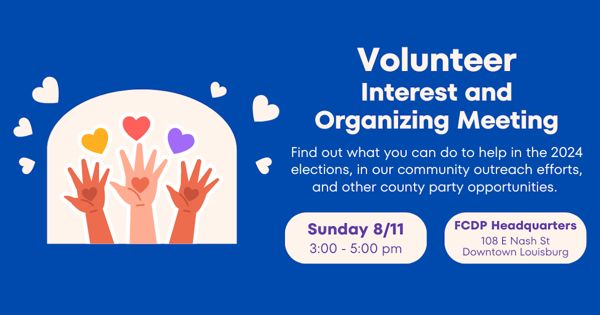 Volunteer Interest & Organizing Meeting · Mobilize
