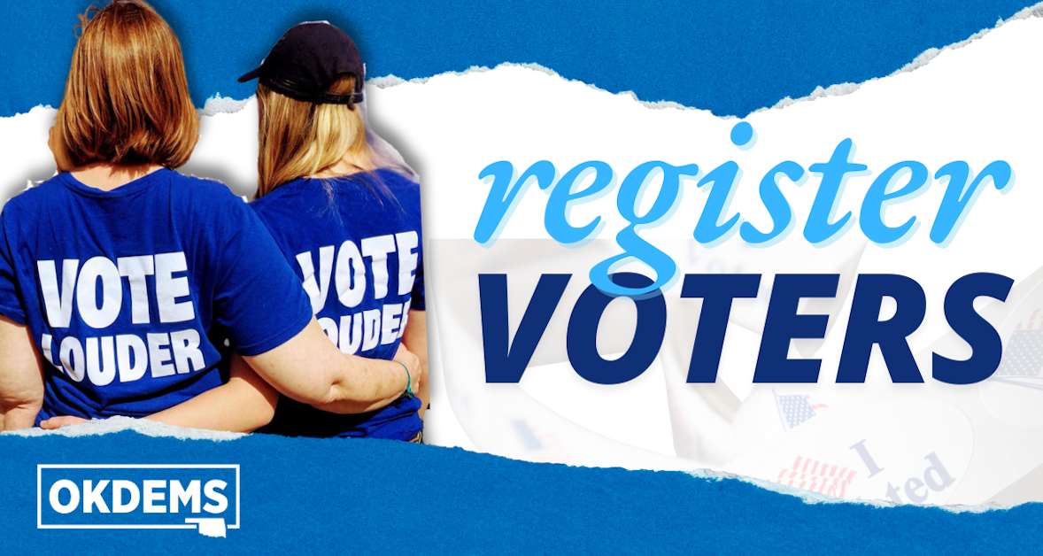 Join the OKDEMS Voter Registration Committee! · Oklahoma Democratic Party