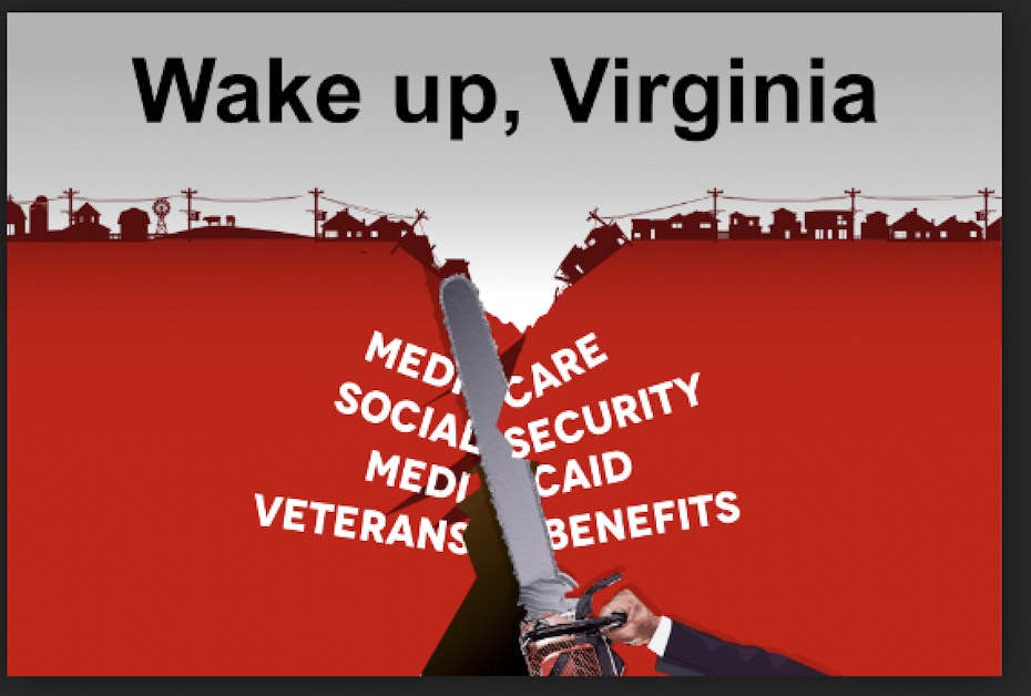 Wake Up Virginia Postcard writing · Mobilize
