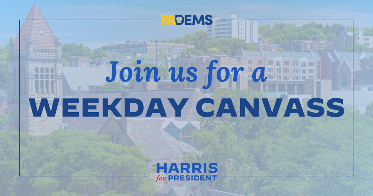 Germantown Weekday Canvass · PA Democratic Party