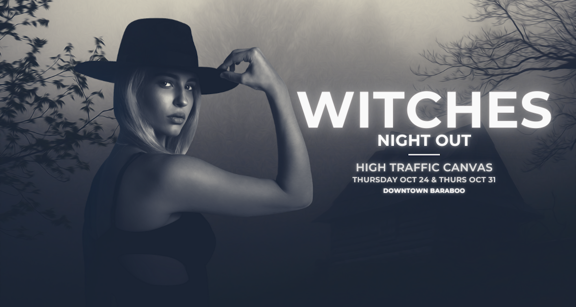 Witches Night Out High Traffic Canvas · The Yes She Can campaign