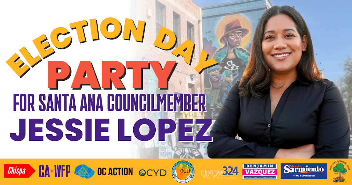 Jessie Lopez's Election Day Party · Working Families Party
