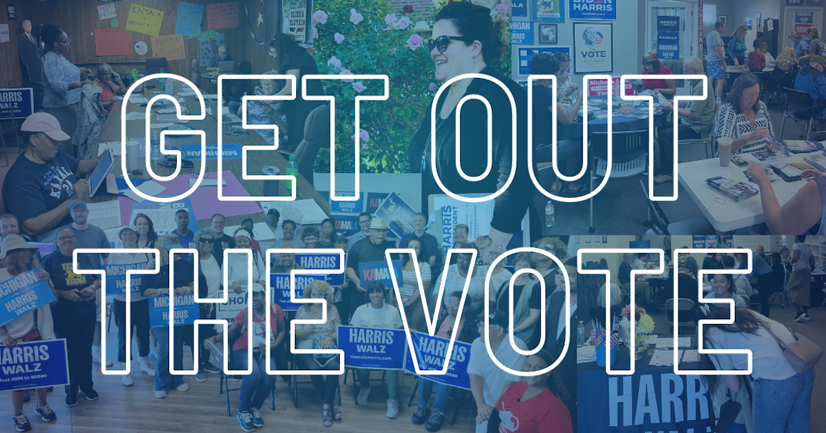 The Final Stretch Canvass with MI Dems in Clinton Twp! · Vote Save ...