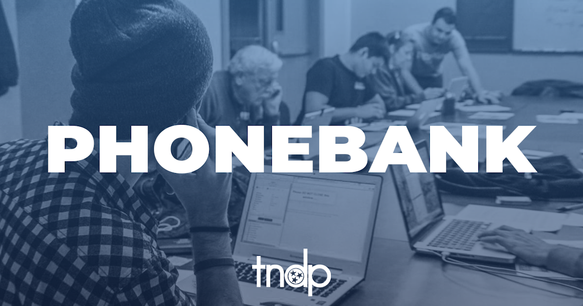 Phone Bank with Democrats in Washington County · Progressive Turnout ...