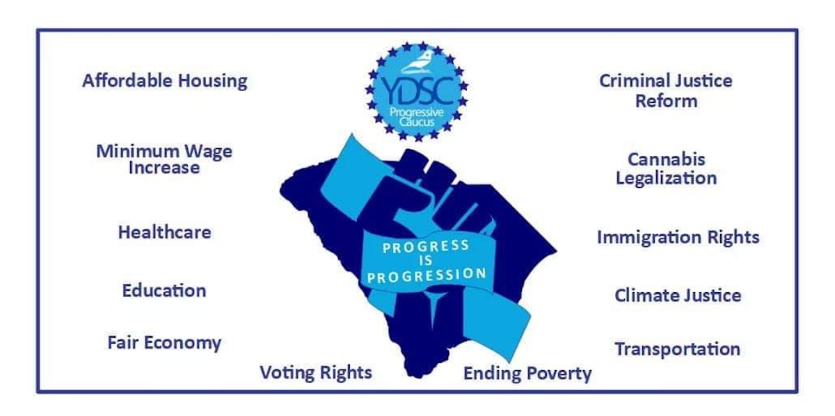 YDSC Progressive action update meeting! · Young Democrats of South Carolina