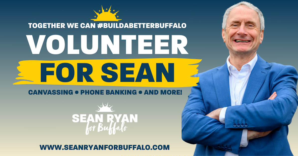 Get Out the Vote Rally and Canvass with Sean Ryan! · Sean Ryan for Buffalo