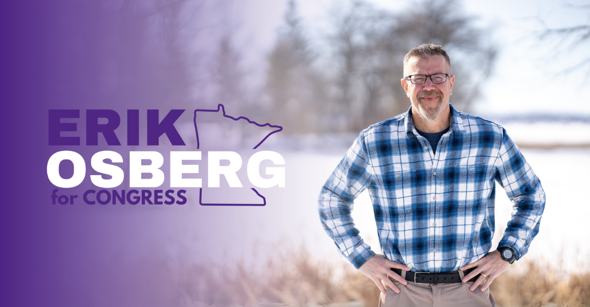 Host events with Erik Osberg for Congress · Mobilize