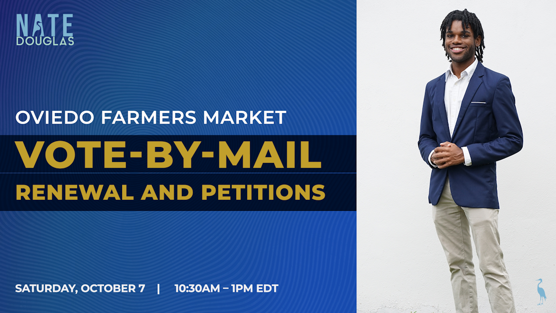 Host events with Nate for Florida · Mobilize